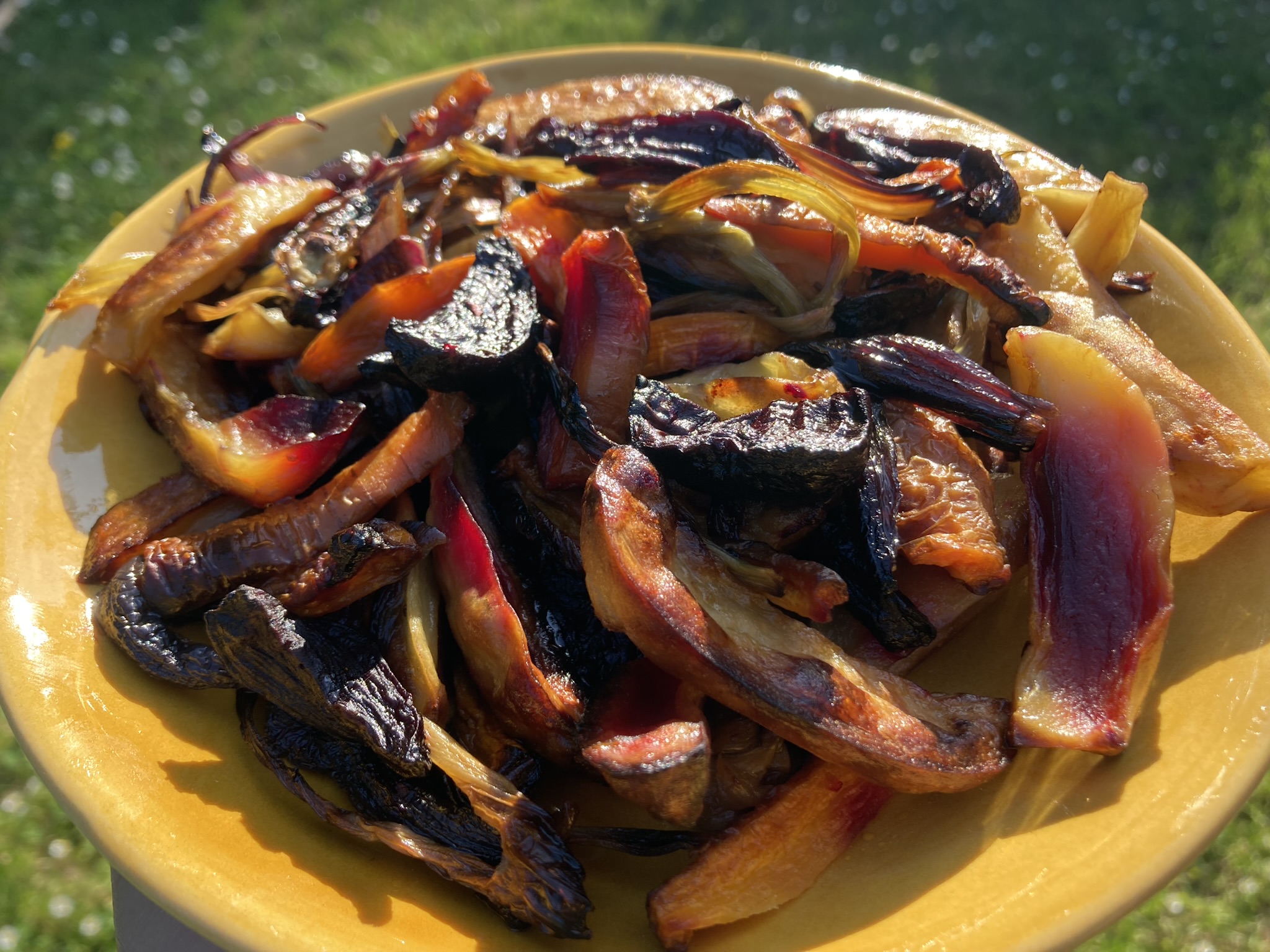 Roasted vegetables with orange and rosemary - Marie's Daily Cooking